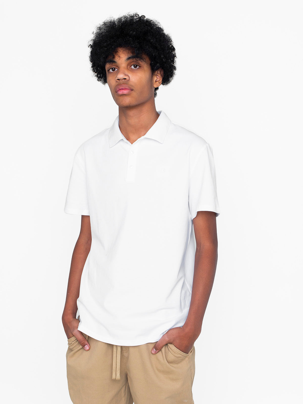 Adult Basic Polo Shirt - White – Little Bipsy Everett WA Adult Basic Polo Shirt - White – Little Bipsy Everett WA